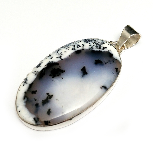 agat,dendryt,srebrny,surowy,srebro,retro,okaz - Wisiory - Biżuteria w ...